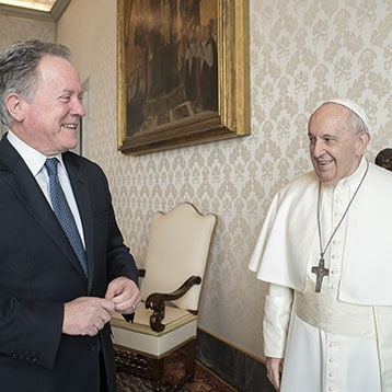 Pope meets with head of World Food Program, which has been flagging ...