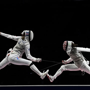 Notre Dame alum is first American to win individual gold in foil ...