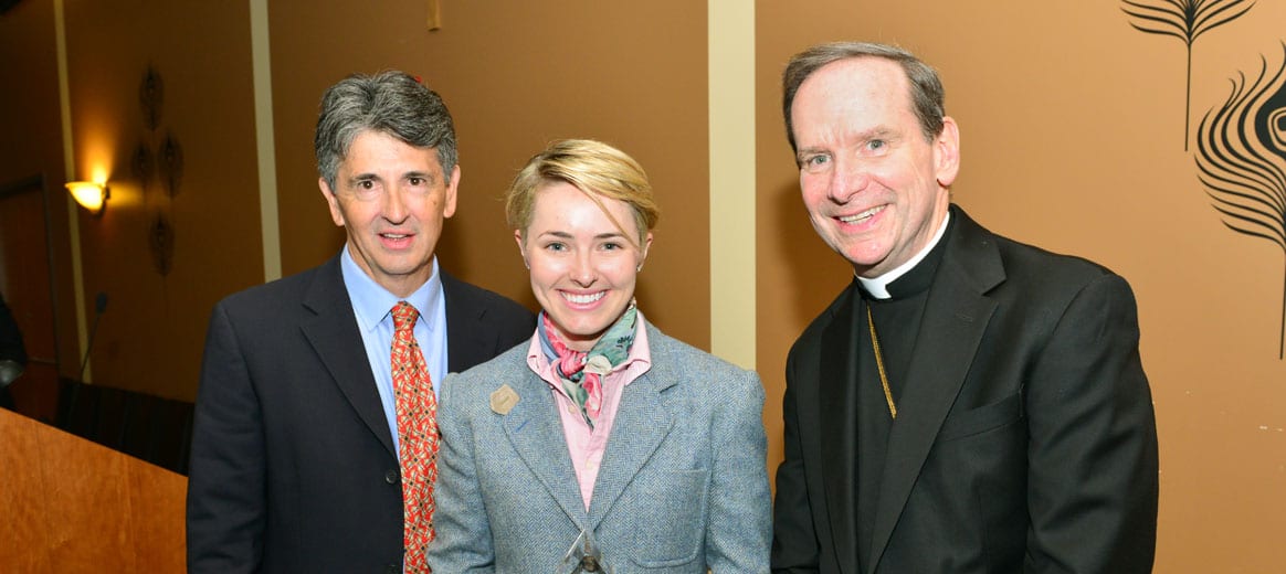 Aurora Griffin receives Courage Award - Arlington Catholic Herald
