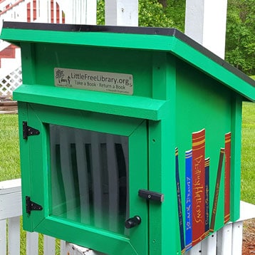 Clifton Girl Scouts set up a Little Free Library - Arlington Catholic ...