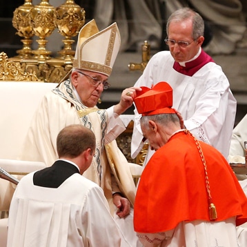 Pope tells new cardinals to serve people, tackle sins - Arlington ...