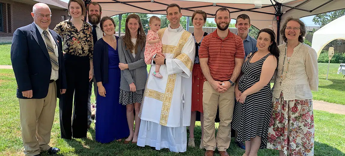 Deacon Joseph Townsend learned about living in community as the oldest ...