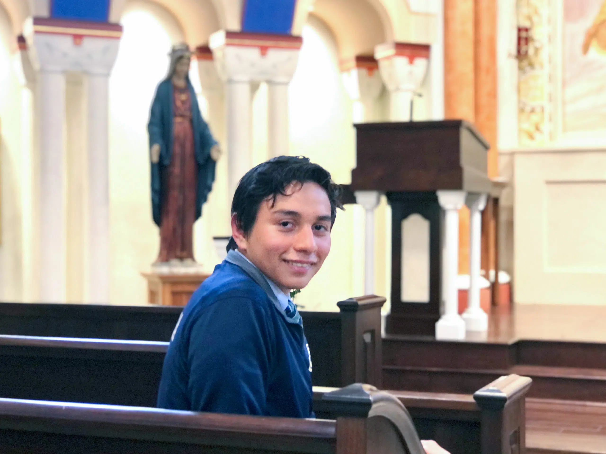 For Seton senior Kevin Orellana, the focus is on love and service ...