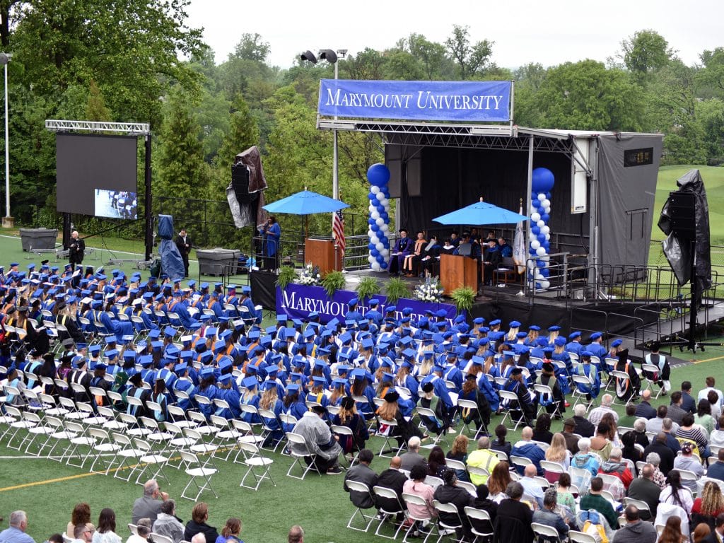 Outdoor graduation - Arlington Catholic Herald