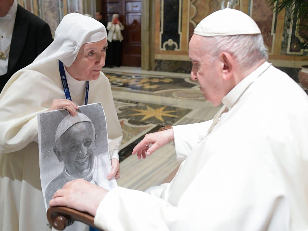 Saints have joyful hearts, not long faces, pope says - Arlington ...