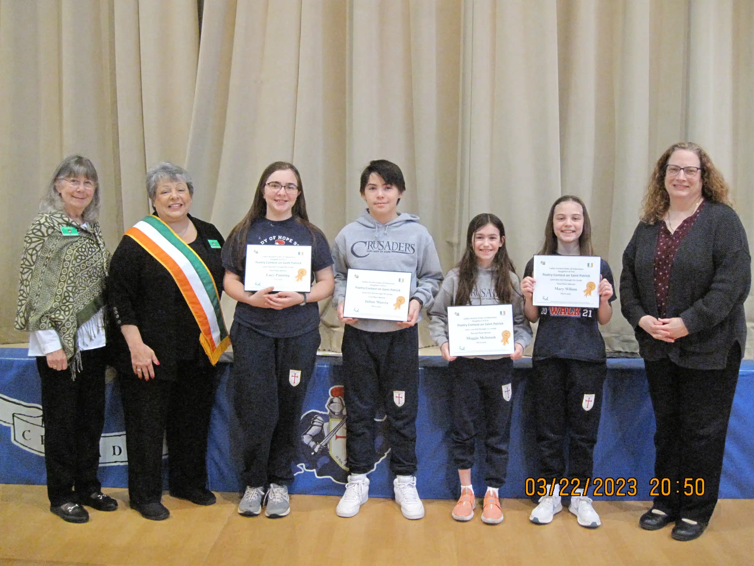 Kids honor St. Patrick with poems - Arlington Catholic Herald