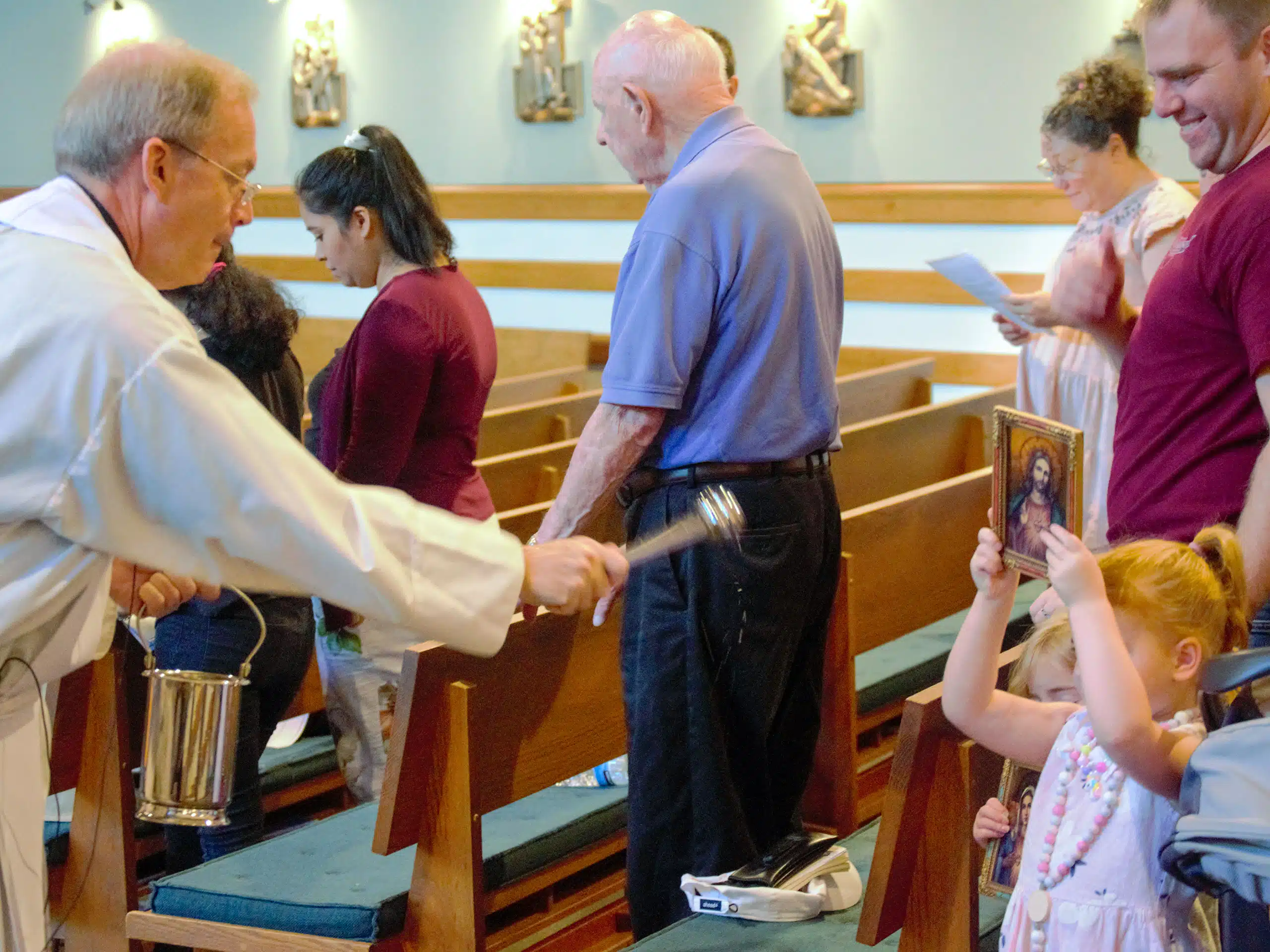 Sacred images blessed at Good Shepherd in Alexandria - Arlington ...