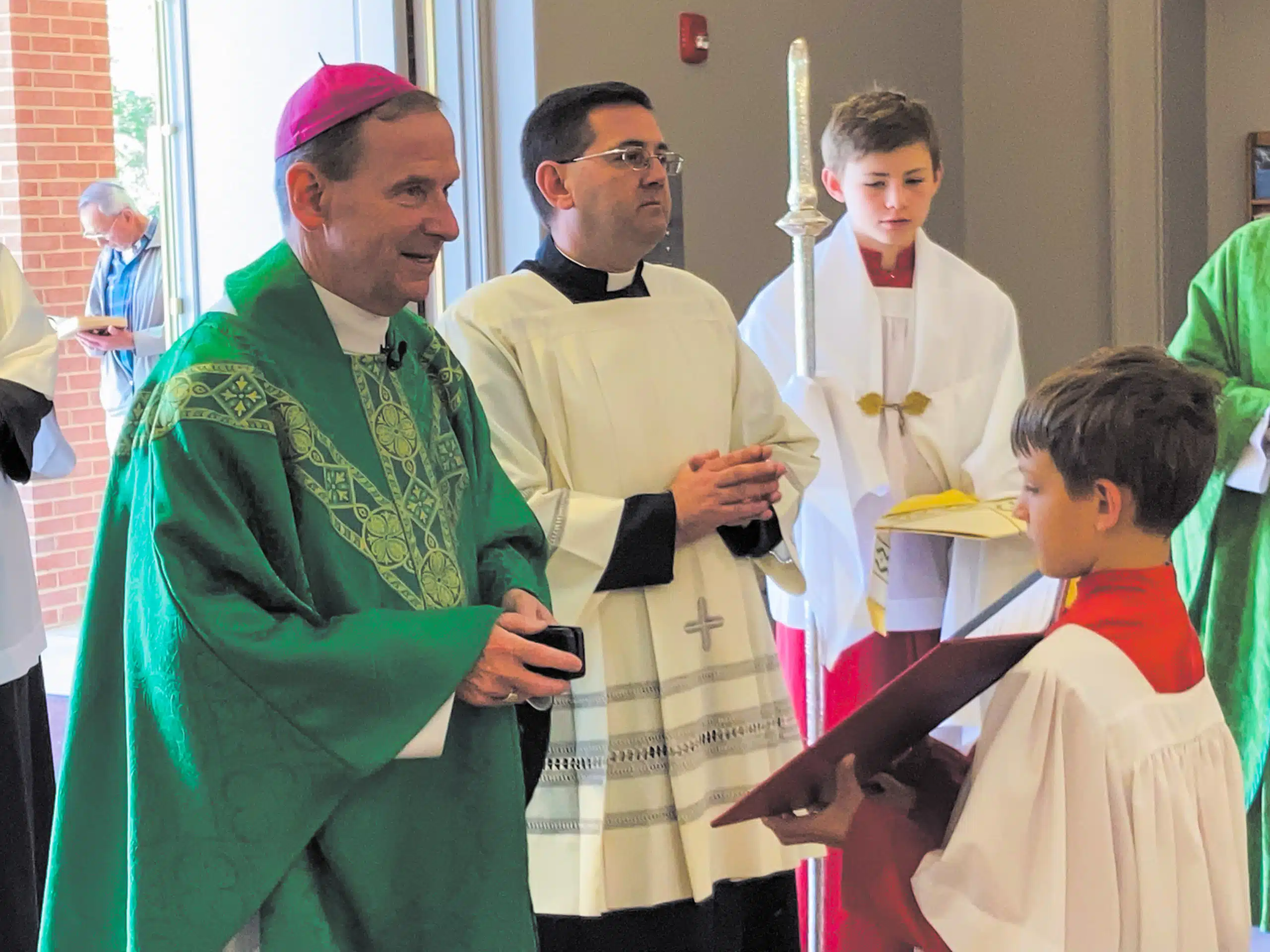 New narthex at Holy Spirit blessed - Arlington Catholic Herald