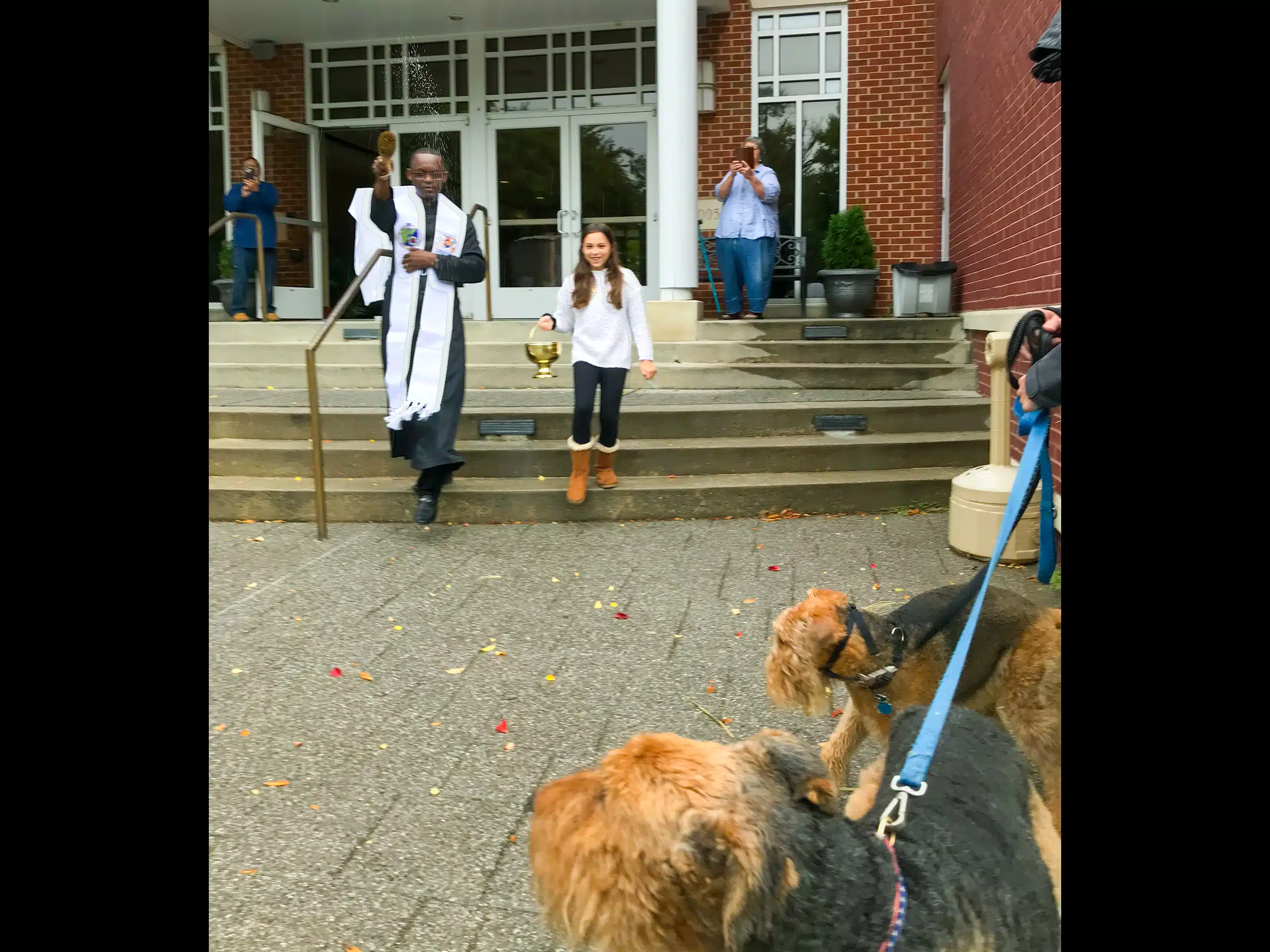 Rain doesn’t deter pets or owners from blessing - Arlington Catholic Herald