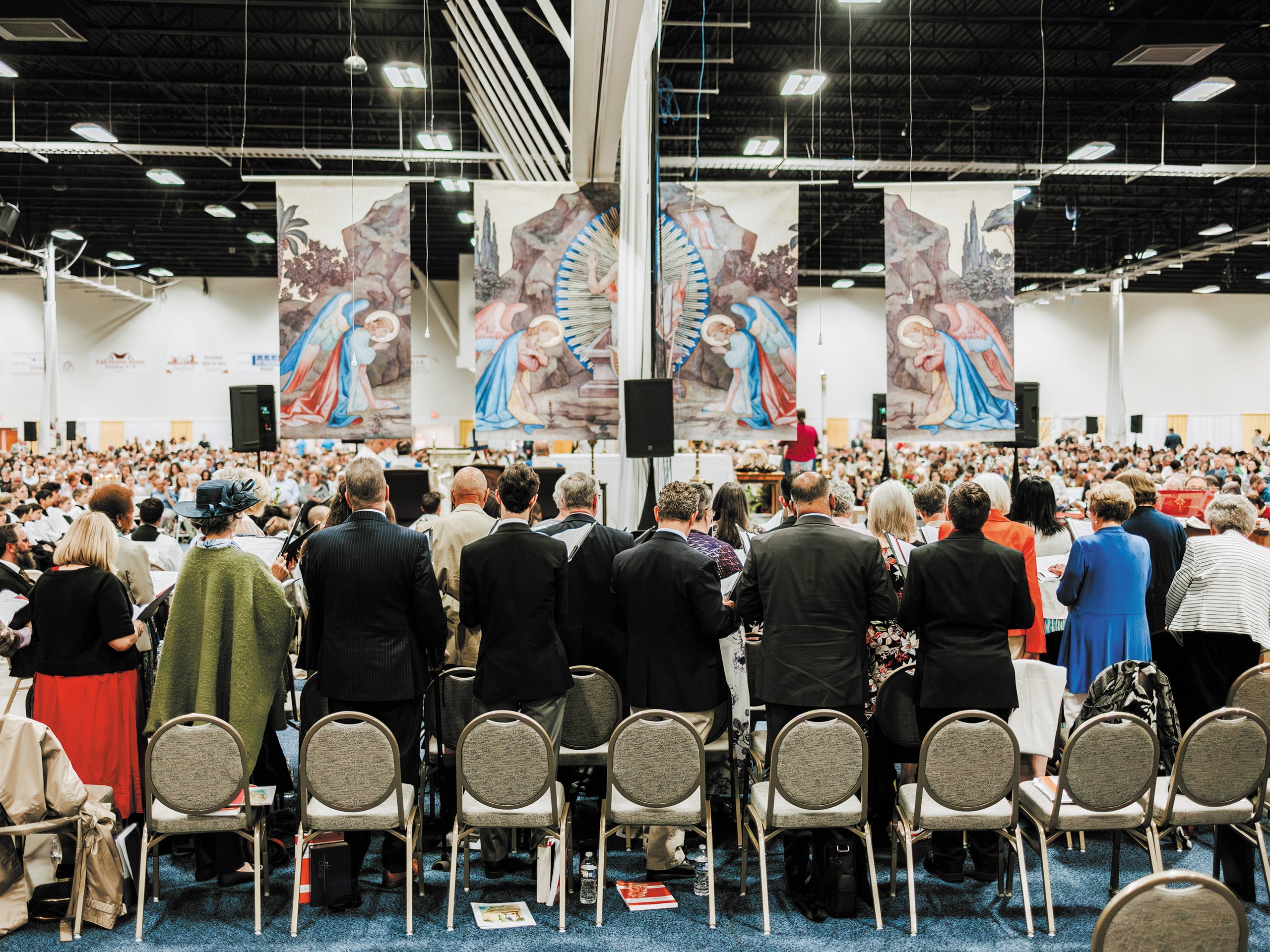 Easter Mass at expo center - Arlington Catholic Herald