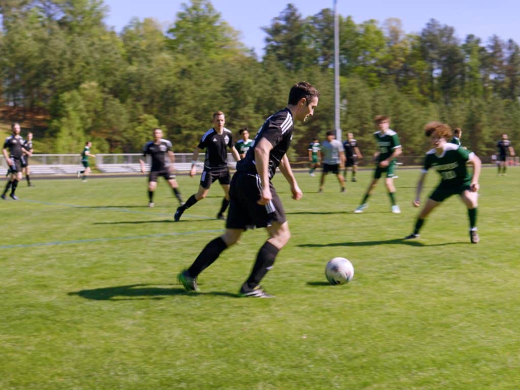 Priests and high school students go head to head in soccer game ...