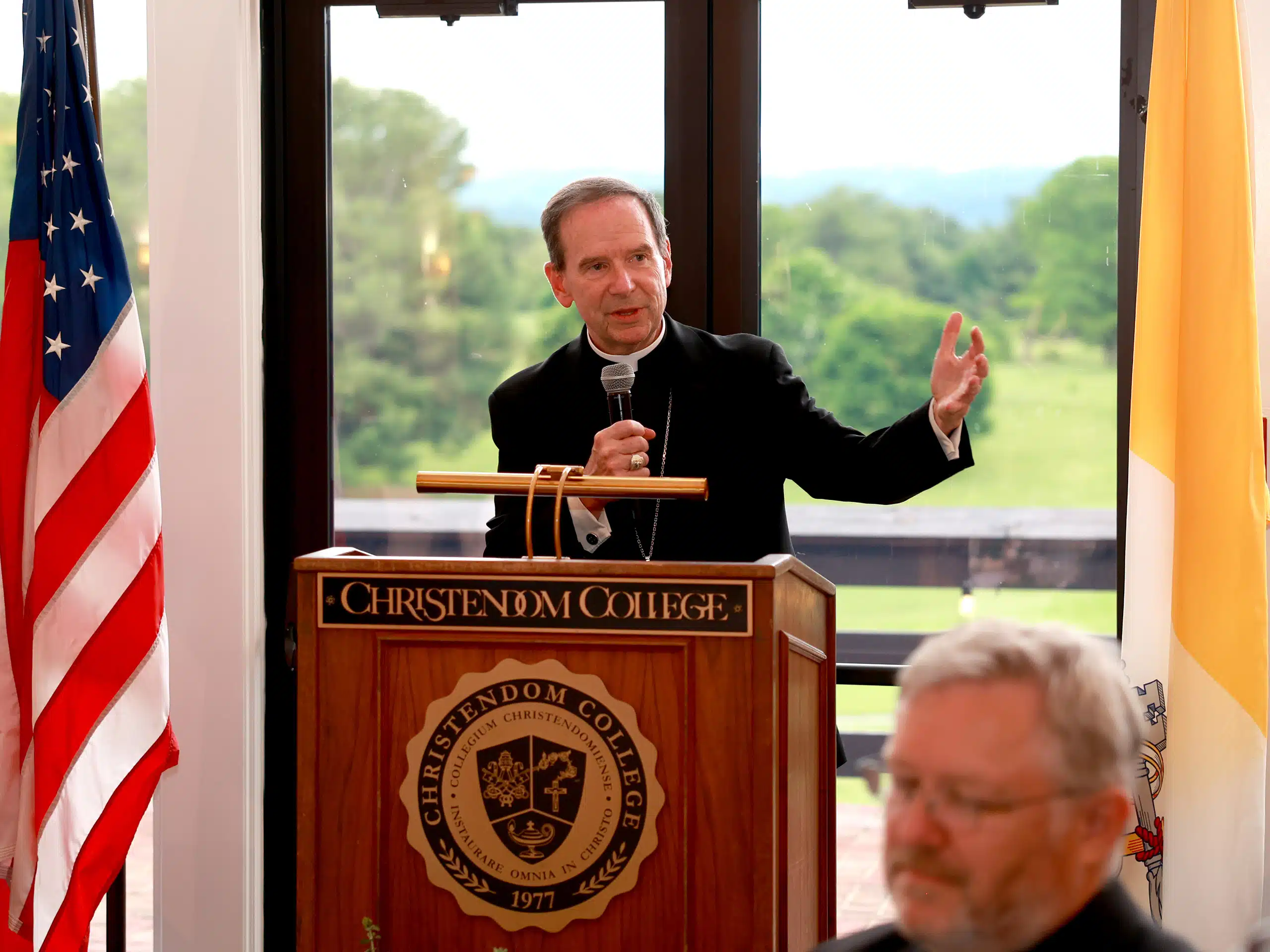 Military archbishop delivers address at Christendom graduation ...