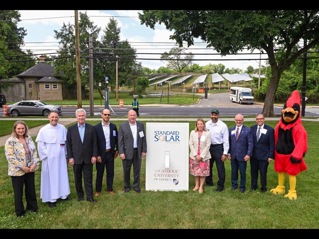 Catholic U debuts 25-acre solar array - Arlington Catholic Herald