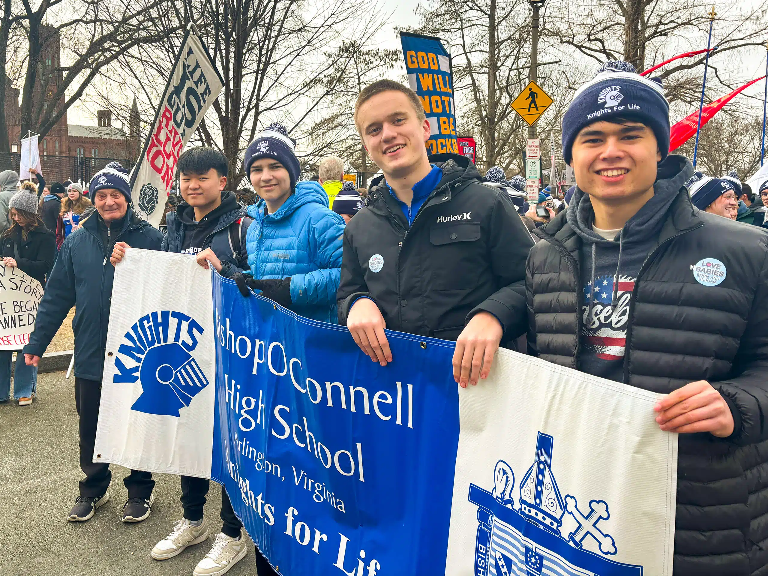 Bishop O’Connell High School marches for life - Arlington Catholic Herald
